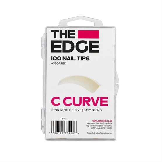 C Curve Well-Less Nail Tips – The Edge Nails