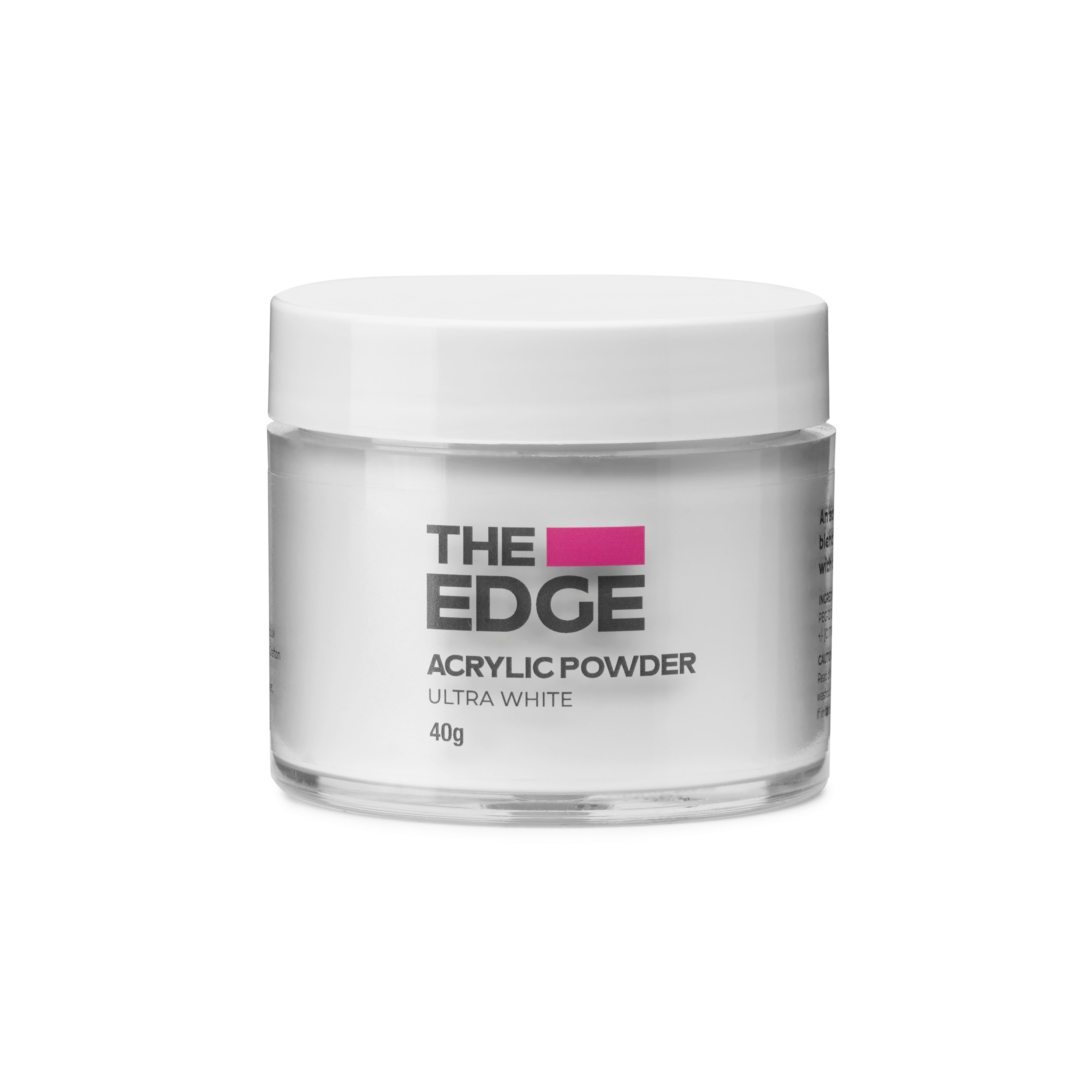 White Acrylic Powder | Nail Powder White | The Edge Nails